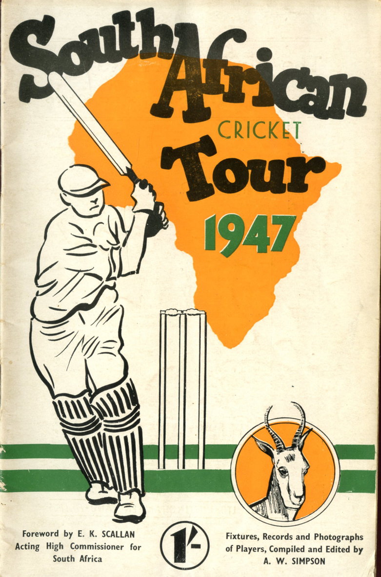 Cricketbooks.com.au | 1947 South African Cricket Tour (AW Simpson), 32 ...
