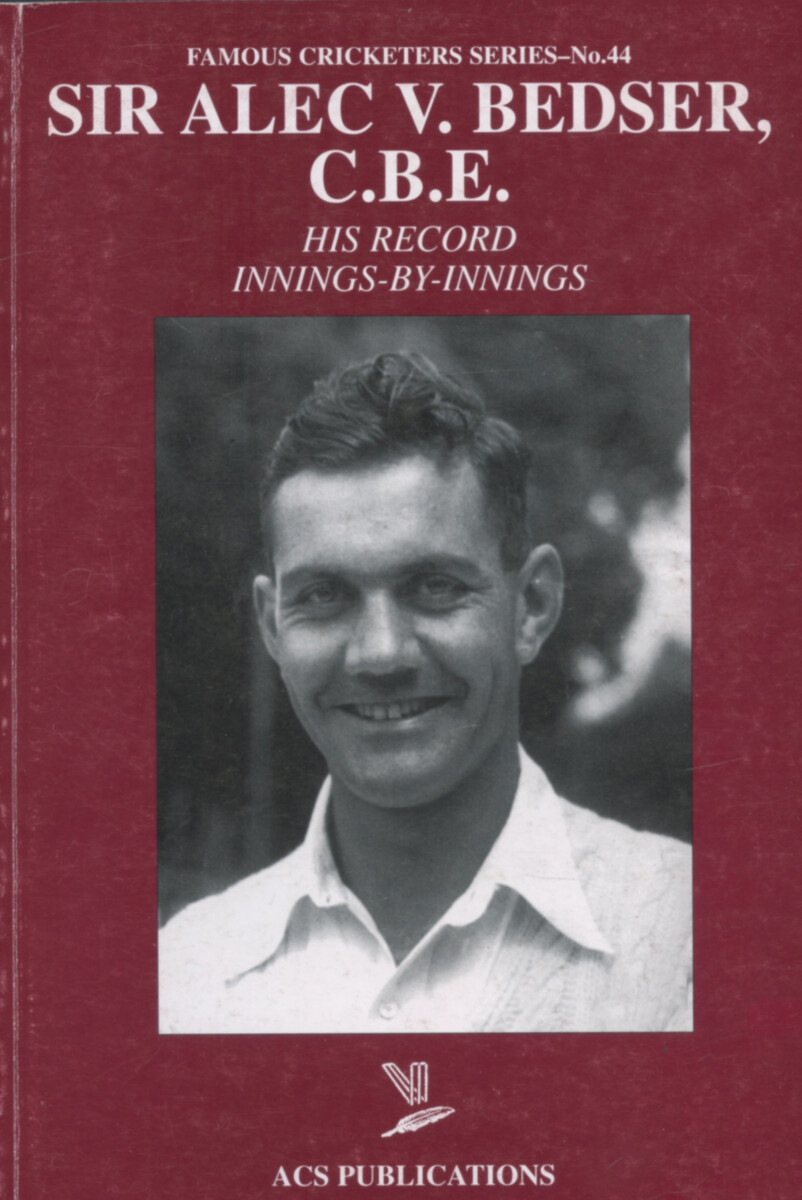 Cricketbooks.com.au | Lodge, Jerry - Sir Alec V. Bedser CBE
