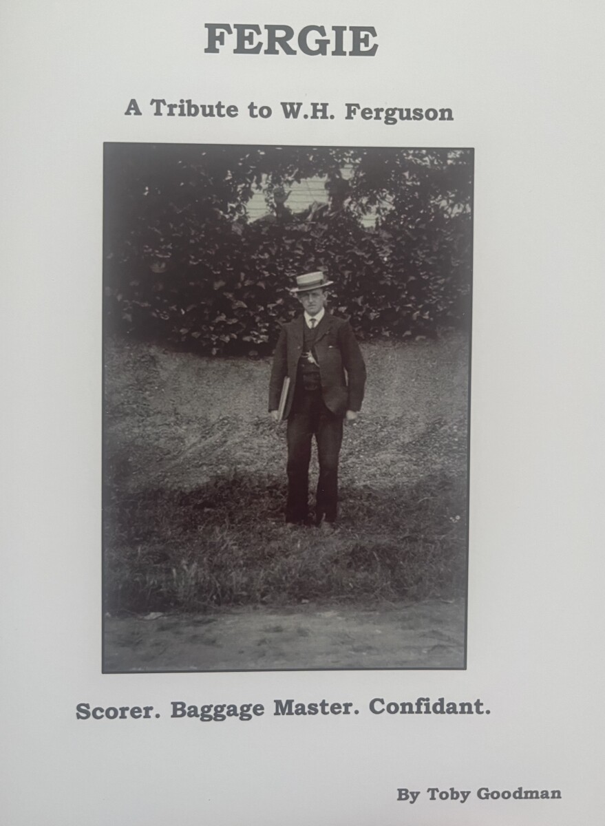 Cricketbooks.com.au | Goodman, Toby - Fergie, a tribute to WH Ferguson